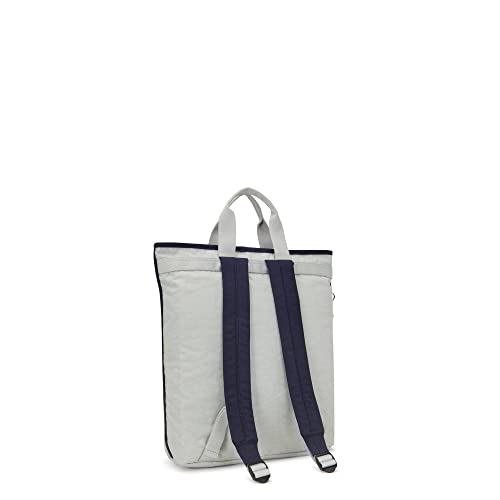 Kipling Sia 15" Laptop Tote Backpack Grey Lilac Bl