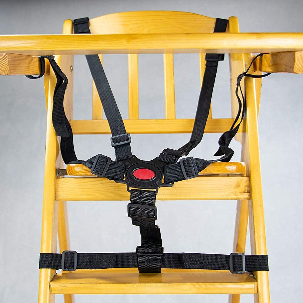 Jolik Baby 5 Point Harness High Chair Straps Baby Seat Belt for Stroller High Chair Pram Buggy