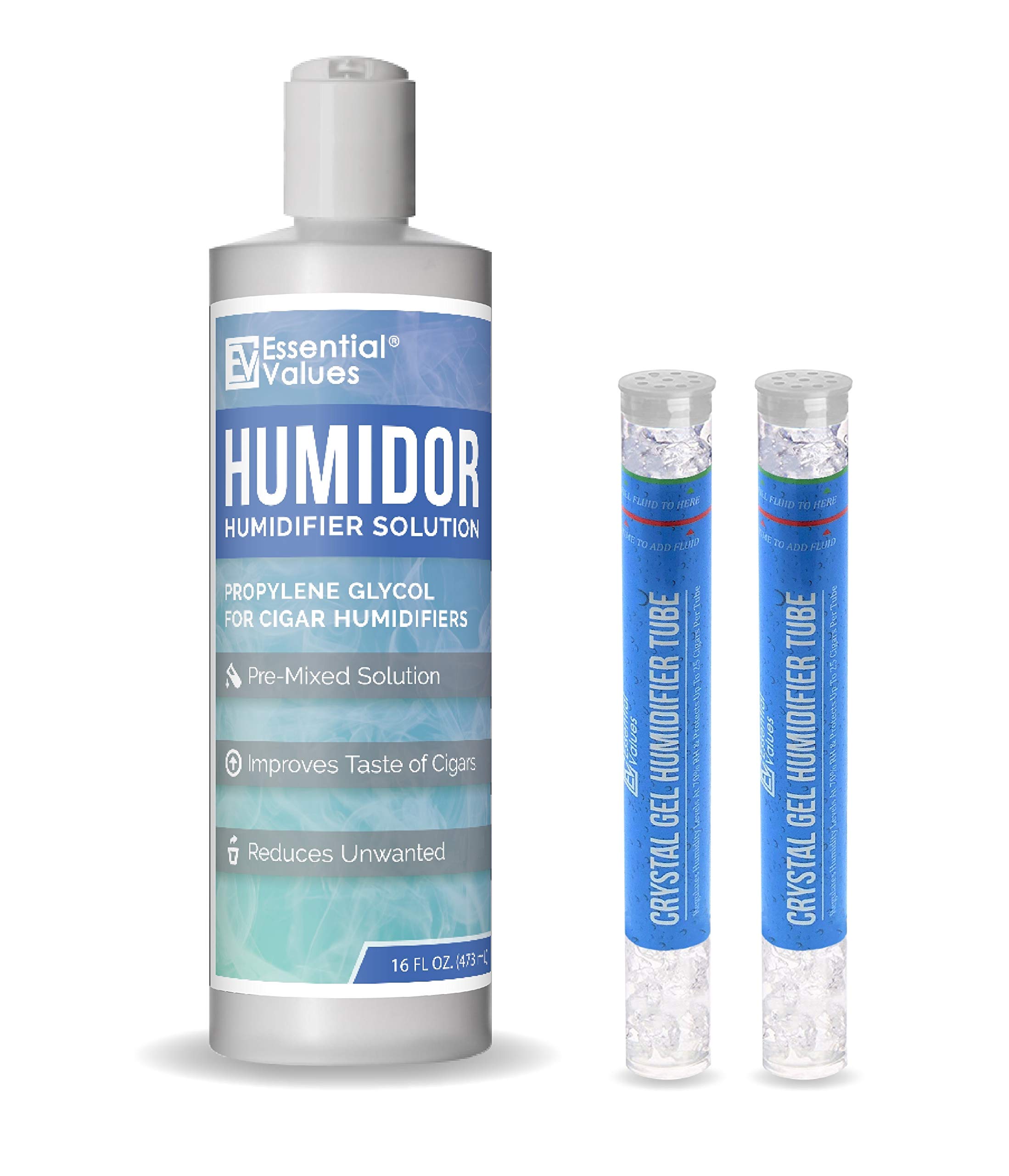 Humidor Solution Propylene Glycol Solution (PG Solution) For Humidifiers By Essential Values. Humidor Accessories and Supplies (16 Fl Oz (Pack of 1))