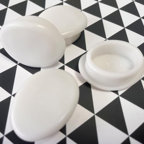 JILINWEI Hole Plug Kit for Generac Generators Home Use,4 Pcs Base Hole Adapter for Generac Whole House Air Cooled Generators,White