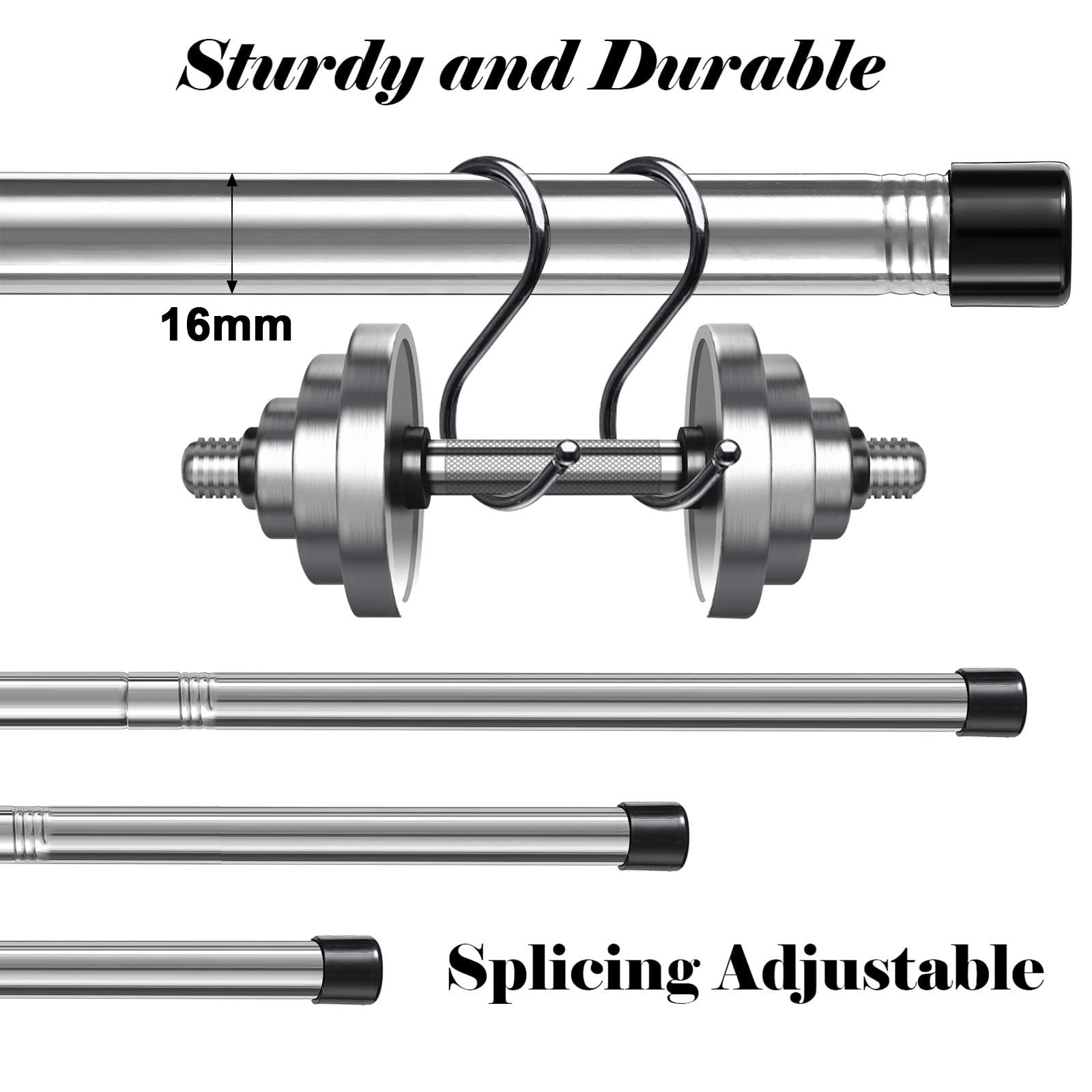 Lipole Clay Pigeon Holders, 3 Pack Extra Thick Stainless Steel Shooting Target Stands, Hunting Targets & Accessories for Shooting Practice