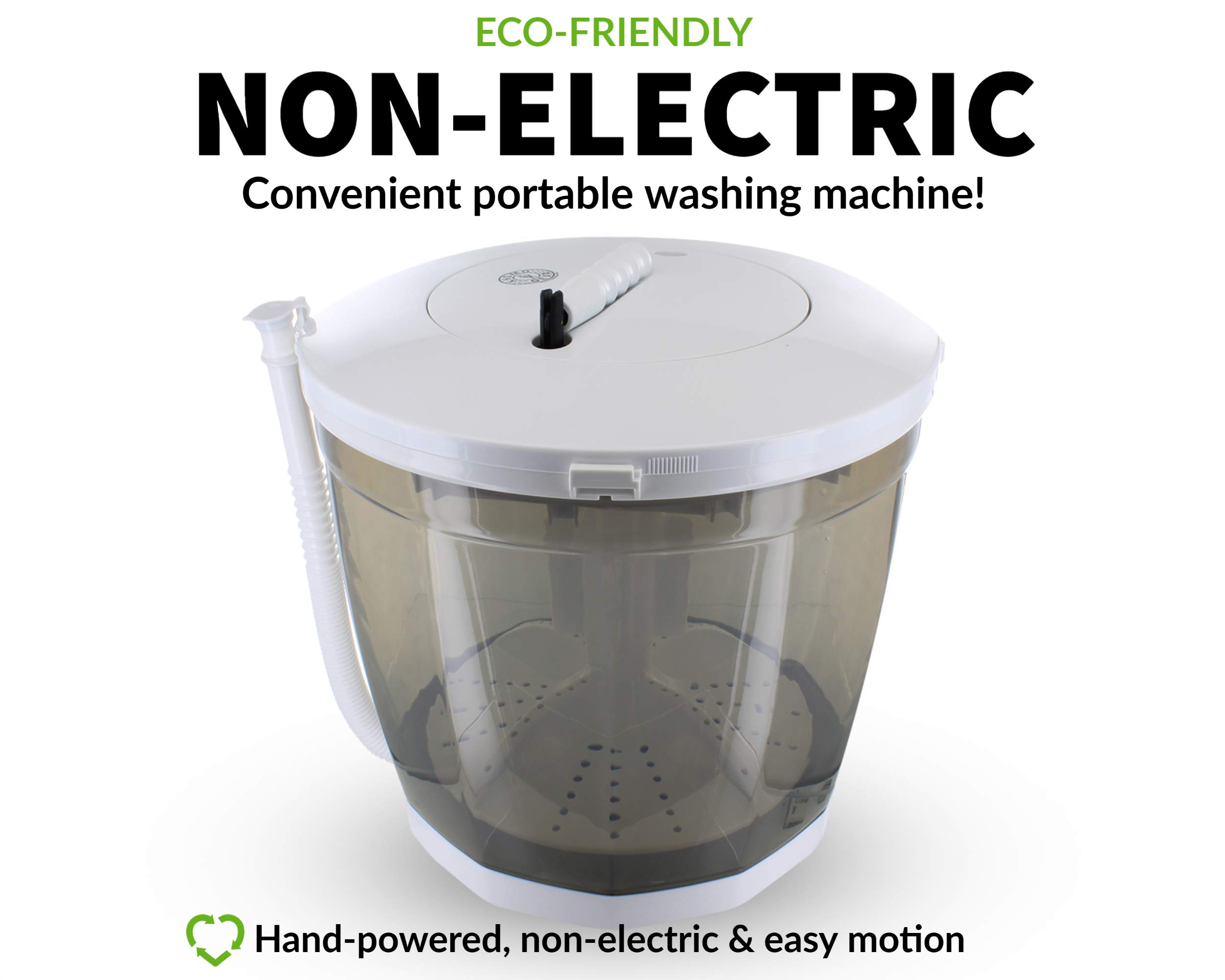 KHOMO GEAR - Mini Portable Washing Machine - Washer and Dryer - Manual Non Electric