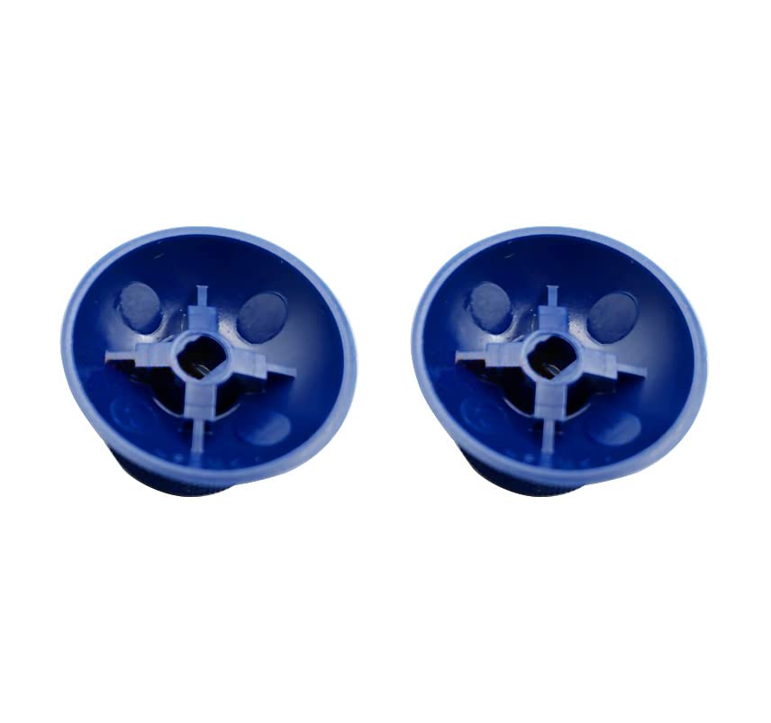 Original for XboxOne S Extra Analog Thumbsticks Dark Blue Pack 2 Replacement, Compatible with for Xbox One / One Slim Wireless Controllers, DIY Thumb Stick Toppers Caps Covers Repair Parts