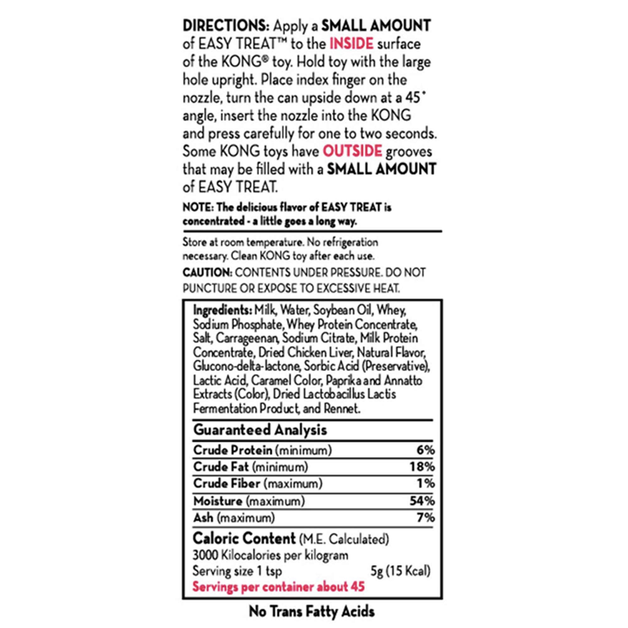 KONG - Easy Treat Combo Pack - Full Size and Travel Size Treat Paste - Liver Flavor