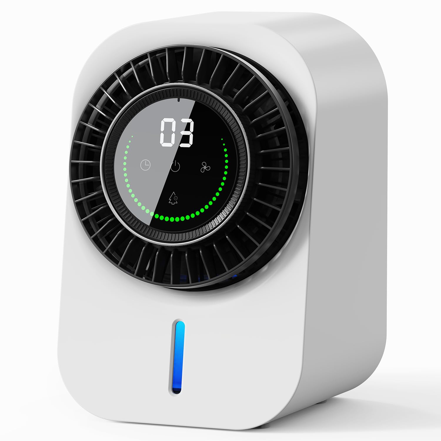 Portable Air Conditioners, Personal Evaporative Air Cooler with 3 Speeds &12H Timer, 600ML Cooling Fan Mini Air Conditioner, Portable AC Unit Fan for Room Bedroom Office Desk Camping