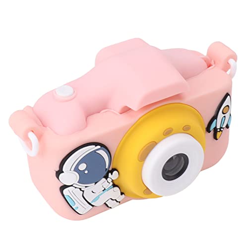 Jopwkuin Kids Camera, HD Digital Camera Timing Video Recording Multi Photo Frame AI Face Recognition 20MP for Boys and Girls Gift (Pink)