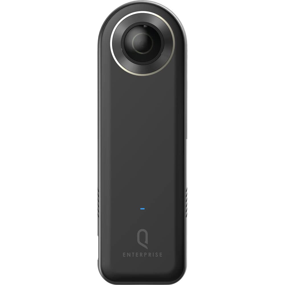 KanDao QooCam 8K Enterprise 360 Camera (247129) + 64GB Card + Adjustable Selfie-Stick + Small Bag + USB-C to HDMI Cable + USB-C Adapter + Network Cable + Straps + Cleaning Kit