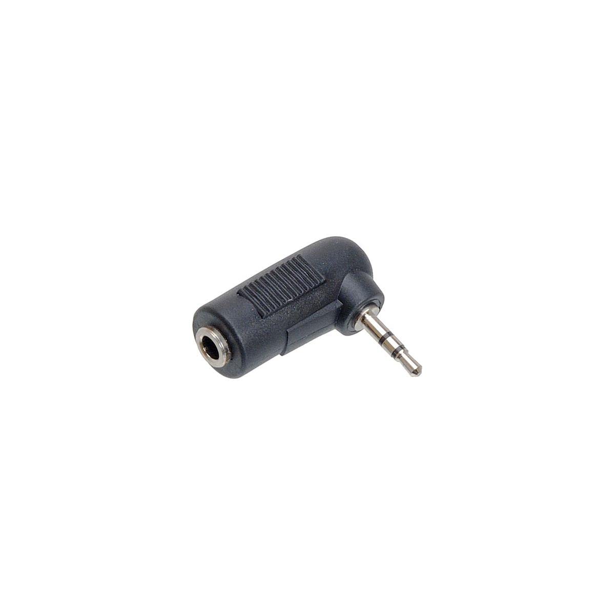 Hosa Technology 2X GPM-467 Analog Audio Right Angle Adaptor, 3.5mm Female TRS to 2.5mm Male TRS