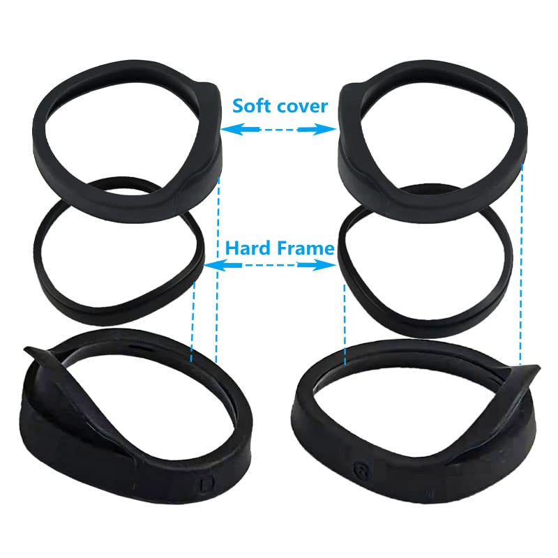 Lens Frame Preventing Light-Leaking Design Anti-Scratch Lens Protector Lens Cover from Oculus Quest 2 VR Headset