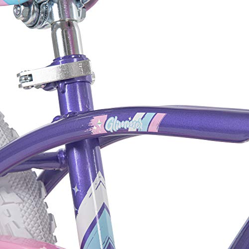 Huffy Kid Bike Glimmer 18 inch Purple Quick Assembly