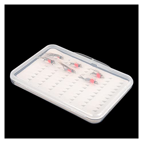 MEFESE Fly Hook Box Fly Fishing Hook Box with Foam Waterproof Durable Fishing Gear Transparent S M L Size Fishing Tackle Box