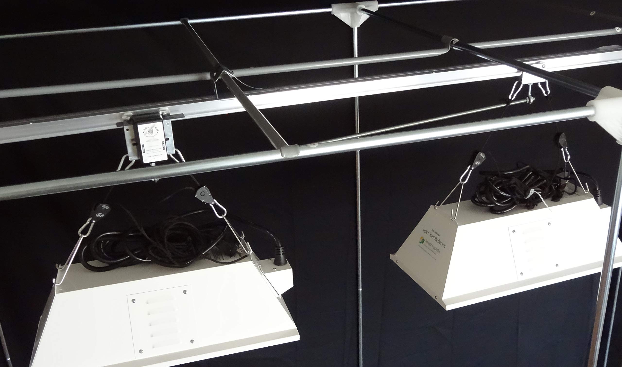 Light Rail 4.20 AdjustaDrive Kit Robotic Grow Light Mover for 2 Lights, Genuine Solidly Made in The USA