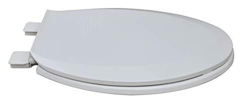 Plumbing Technologies, LLC 2F1E1-00 Toilet Seat, Elongated, White