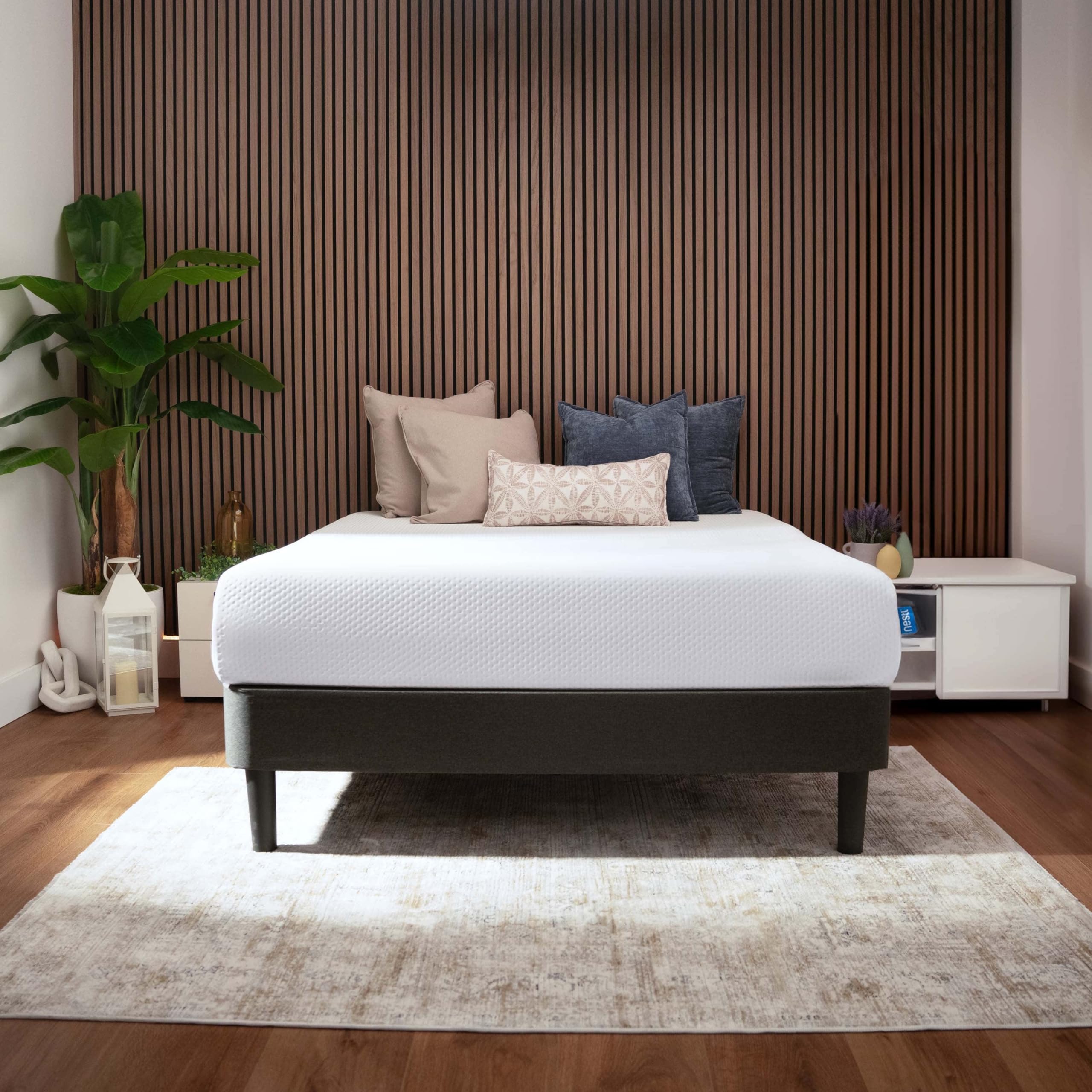 Nestl Green Tea King Size Mattress 12 Inch - Cooling Graphite Memory Foam King Mattress, Fiberglass Free King Mattress in A Box, Pressure Relief Supportive Bed in A Box, CertiPur-US Certified