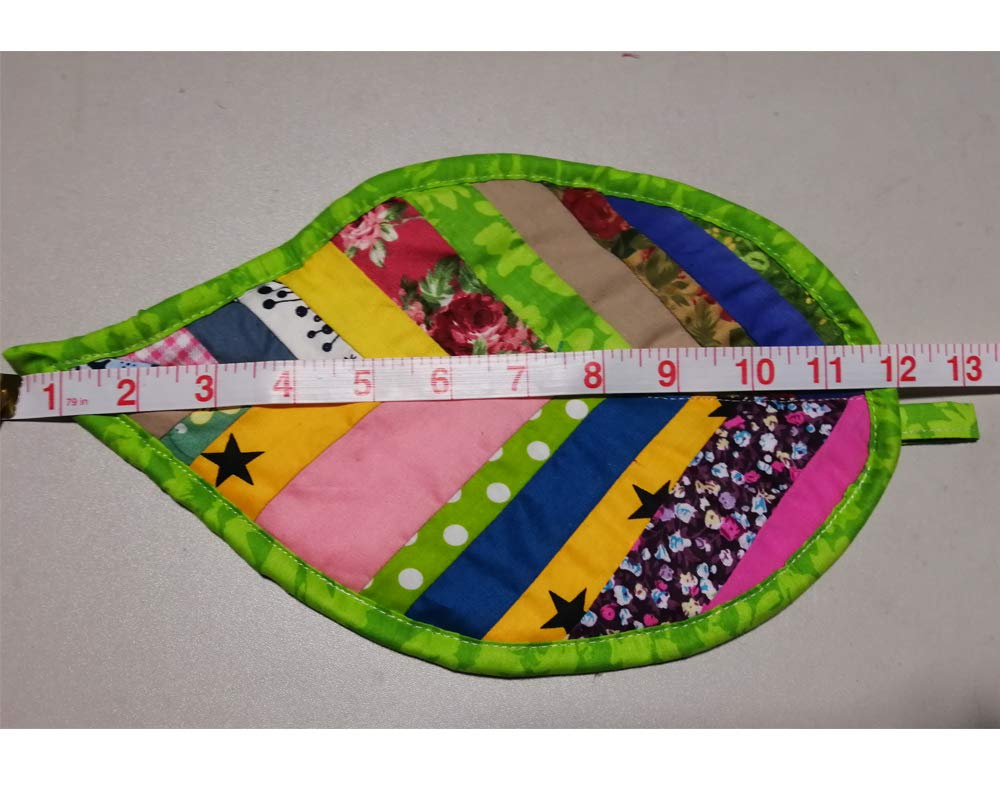 Leaves Pot Holders for Kitchen hot Pads 100% Cotton Set of 2 Heat Resistant for BBQ/Cooking/Baking/Grilling/Microwave/Barbecue