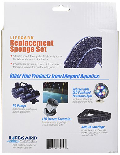 Lifegard Replacement Sponge Set