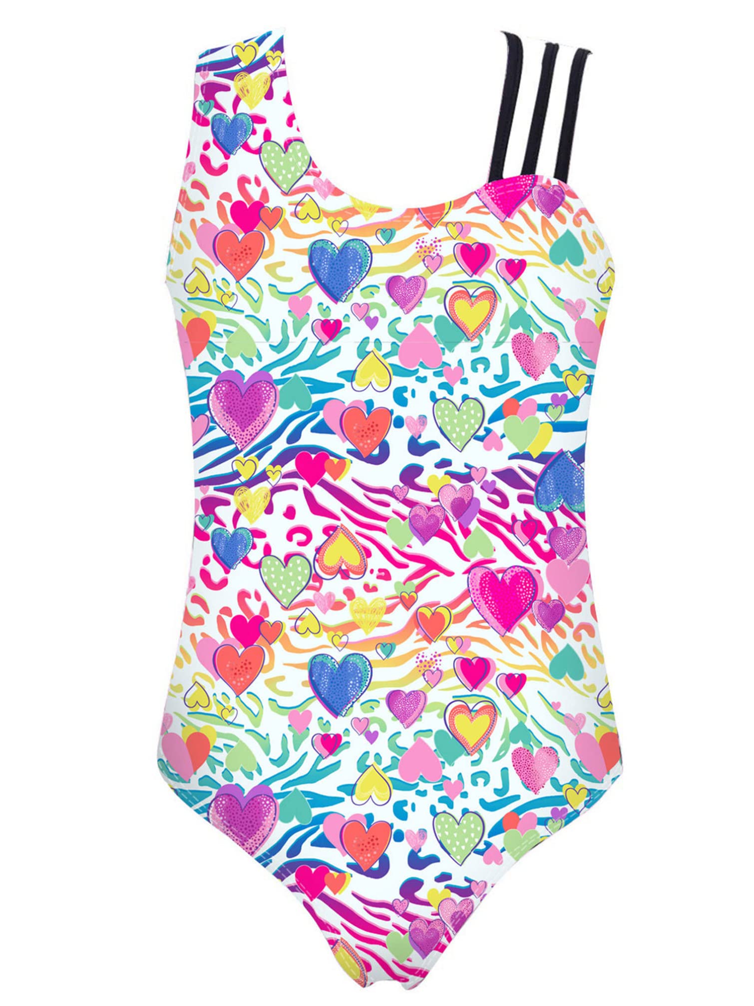 Manyakai Kids Girls Sleeveless Gymnatics Leotards Ballet Dance Unitard 2 Piece Bodysuit Top and Leggings Set Rose 8 Years