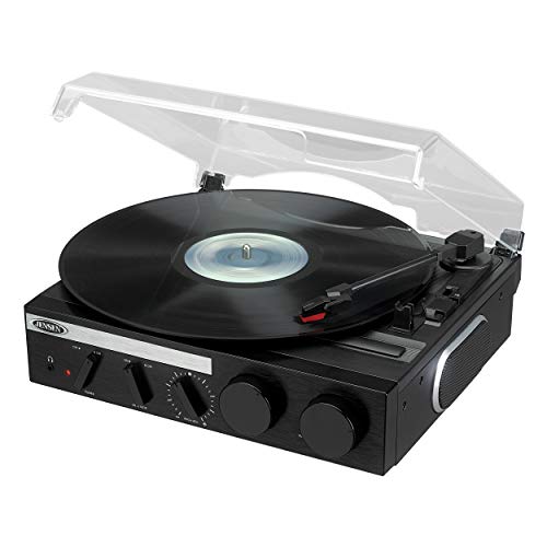 JensenĀ® 3-Speed Stereo Turntable with Built-in Speakers