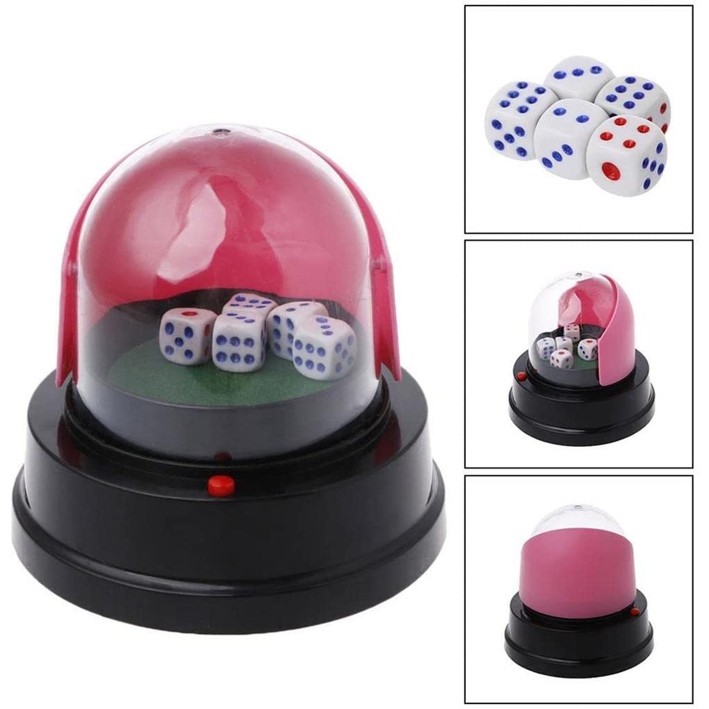 MOYIC 1 Set Electric Dice Cups Family Games Toy Household Fittings Prop