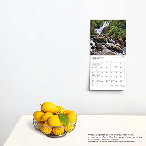 Ireland | 2024 7 x 14 Inch Monthly Mini Wall Calendar | BrownTrout | Scenic Travel Dublin Irish