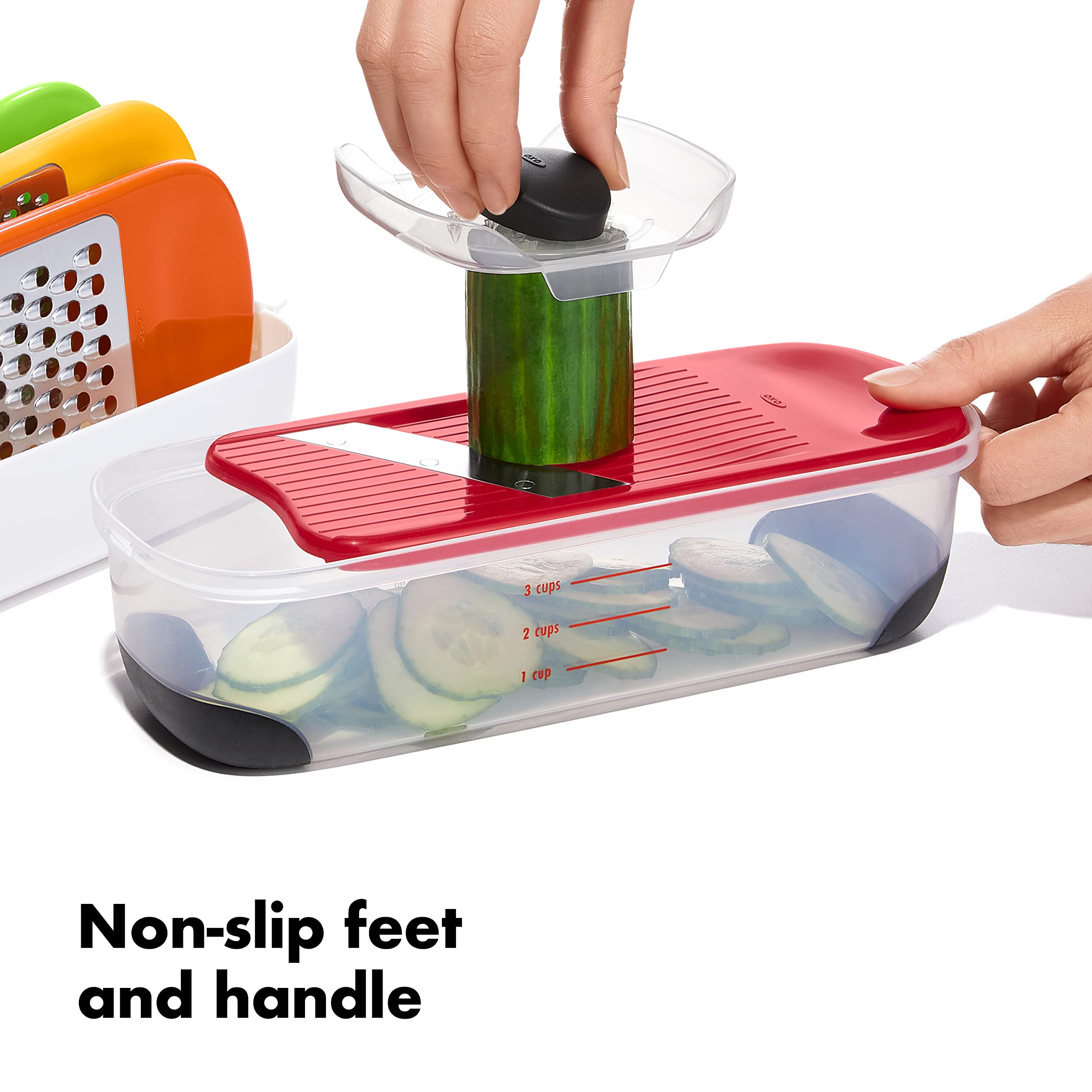 OXO Good Grips Complete Grate & Slice Set - NEW, White