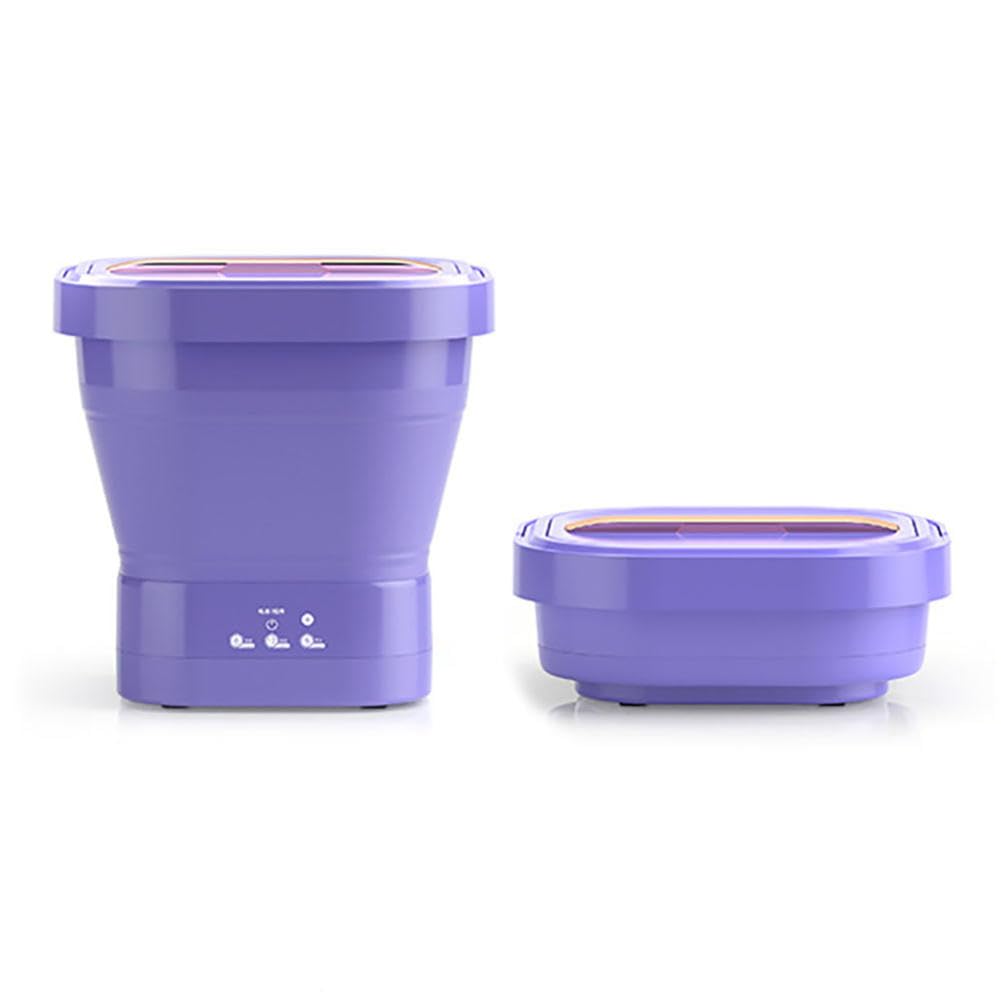 JCAKES Mini Washing Machine,8.5L Rechargeable Washing Machine,Portable Washing Machine and Dryer,Mini Washer, 3 Modes Automatic Spin Washer with Spin and Drain, for Socks, Baby Clothes, Underwear