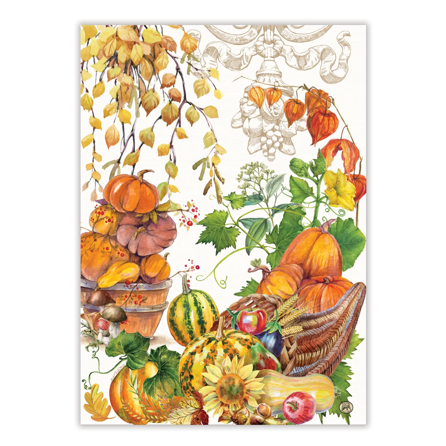Michel Design Works Kitchen Towel, Pumpkin Prize
