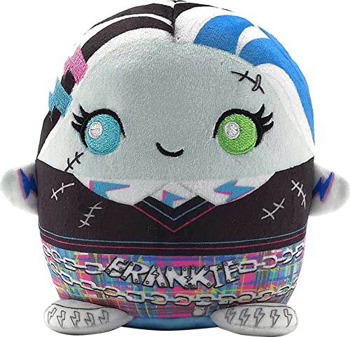 Monster High Cuutopia 10-inch Plush Character, Frankie Stein Plushie, Soft Rounded Pillow Doll, Kids Toys and Gifts