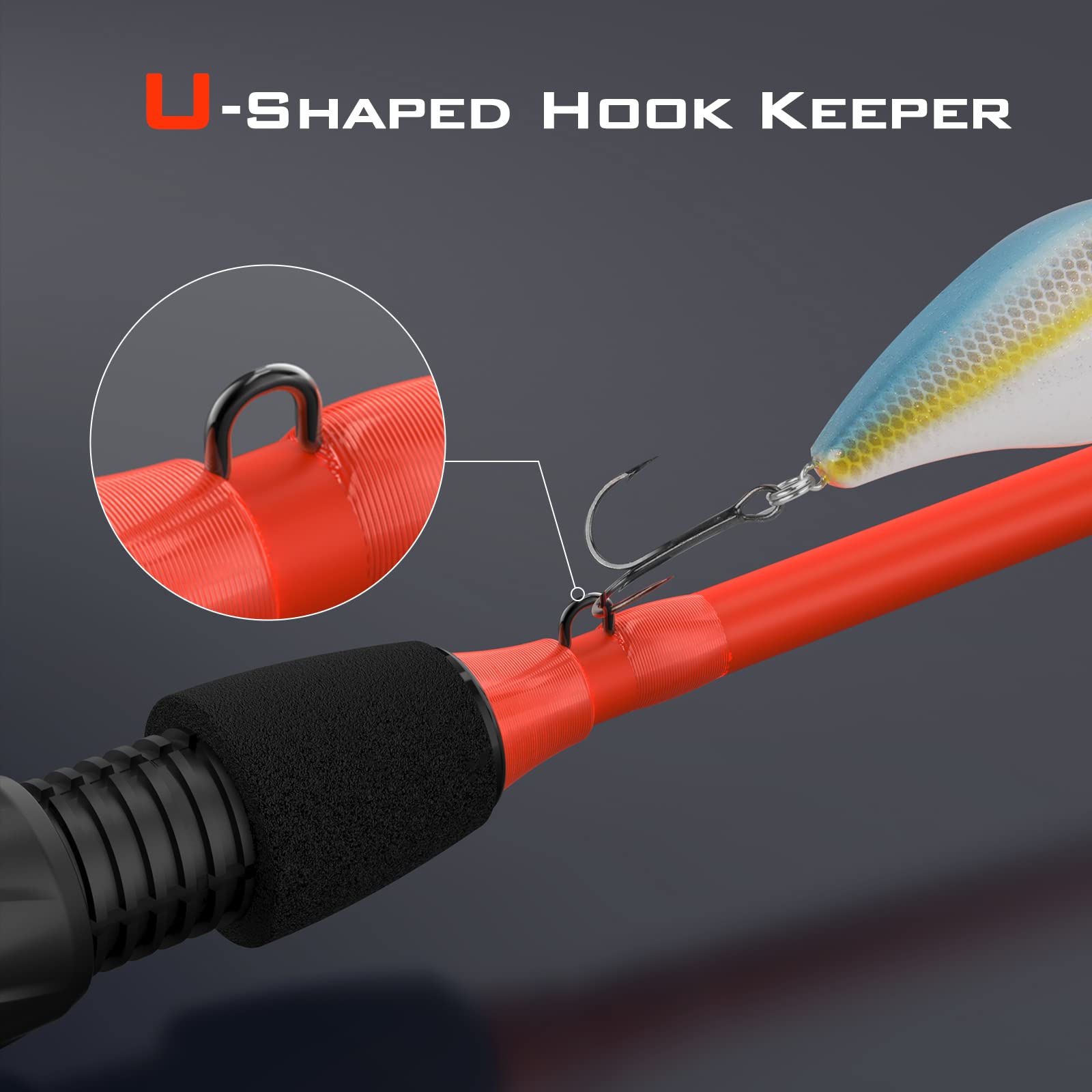 KastKing Royale Charge Spinning Rods, 6'0"- UL -2 pcs