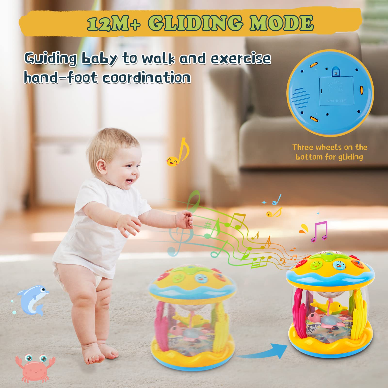 M SANMERSEN Baby Toys - 20cps Easter Eggs with Toy Finger Puppets Inside