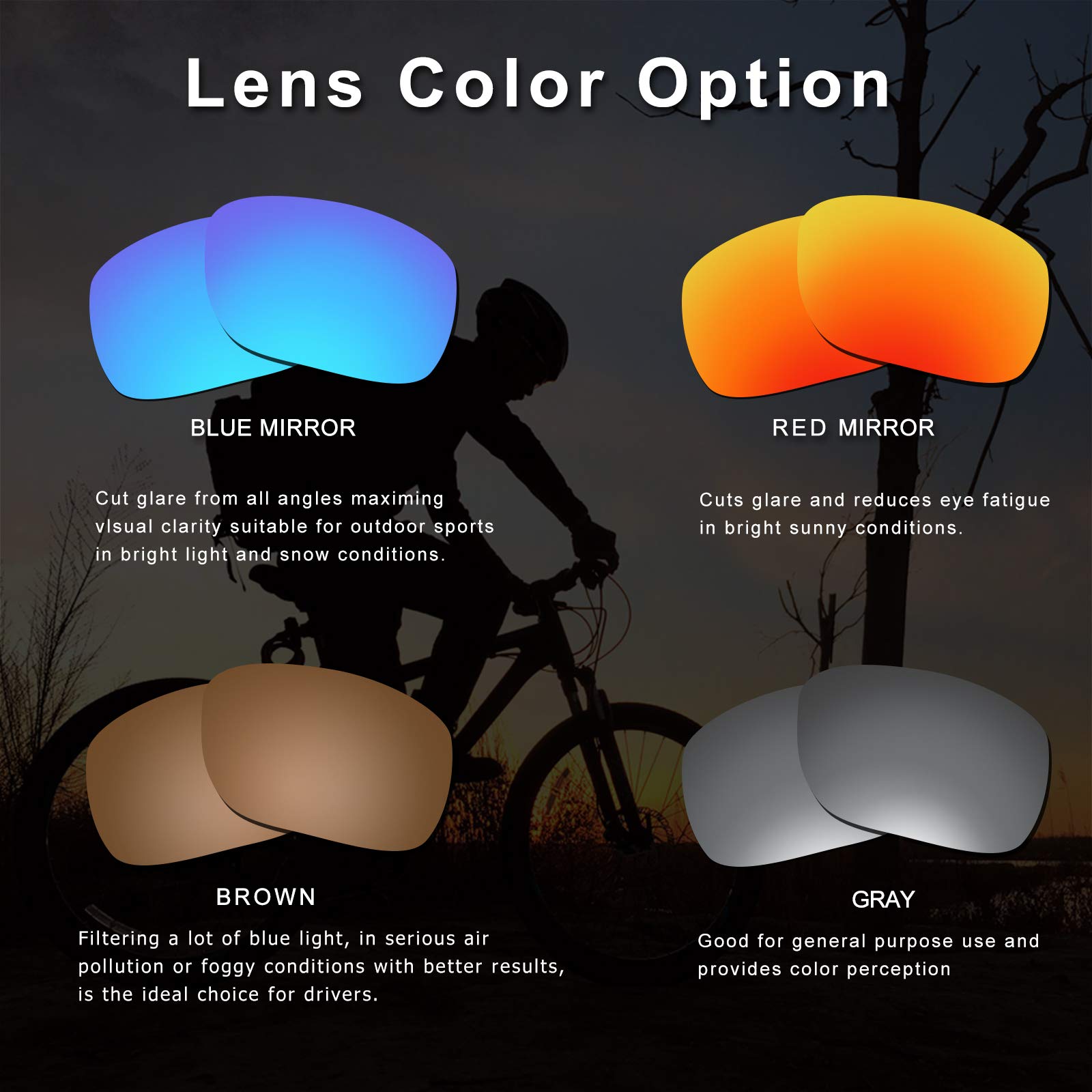 JIANGTUN Camo Polarized Sport Sunglasses UV Protection,Ideal for Driving Fishing Cycling Running, Camo Frame Red Mirror Lens