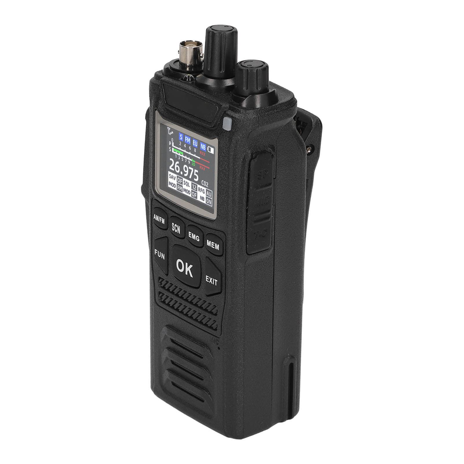 Marine Radio, Hand Held CB Radio High Sensitivity High Volume Clear Voice IP67 Waterproof for Boat (US Plug)