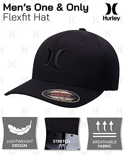 Hurley One & Only Men's Hat, Size Small-Medium, Black/(Black)