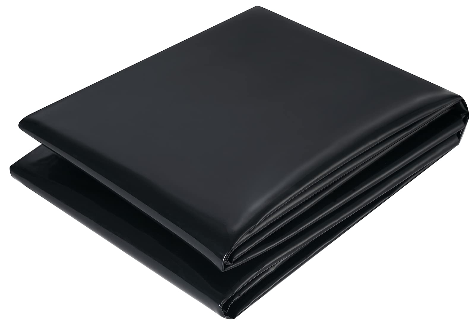 KLEWEE Pond Liner, 4 x 7ft 20 Mil Small Pond Liners, Black Heavy LDPE Duty Pond Liners for Outdoor Ponds, Waterfall, Stream, Fountains