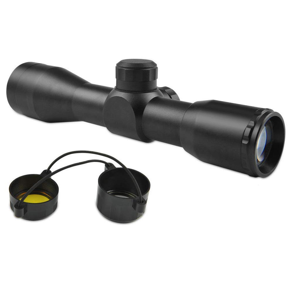 M1SURPLUS Optics Kit for KSA Keystone G1 G2 Cricket and Chipmunk .22 Rifles - Includes Picatinny Rail Bolt-on Mount + Compact Series 4x32 Rifle Scope + Aluminum Rings
