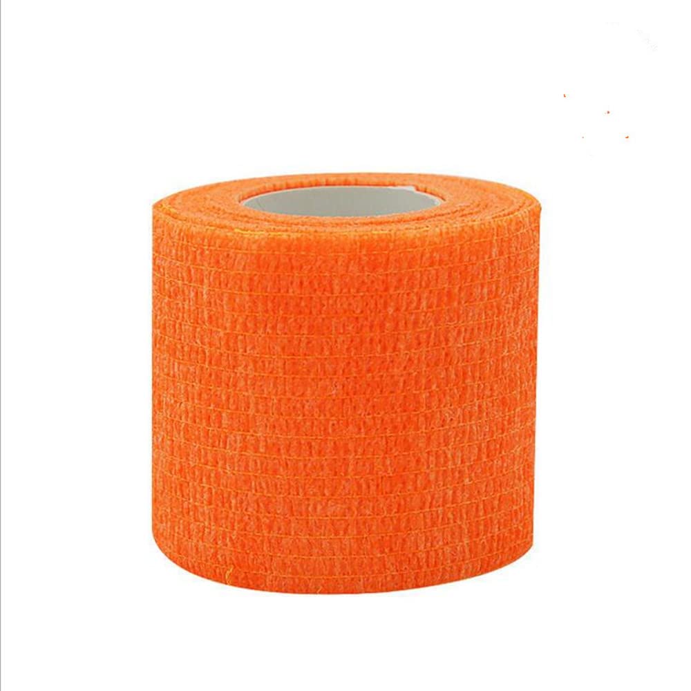 Jusunifixo 2 Inch Self Adhesive Bandage with Custom Package,Wrap Self Adherent Cohesive Breathable Sports Tape for First Aid, Leg,Dog Injury, Sprains and Swelling, 6 Colors-12 Rolls(Rainbow)