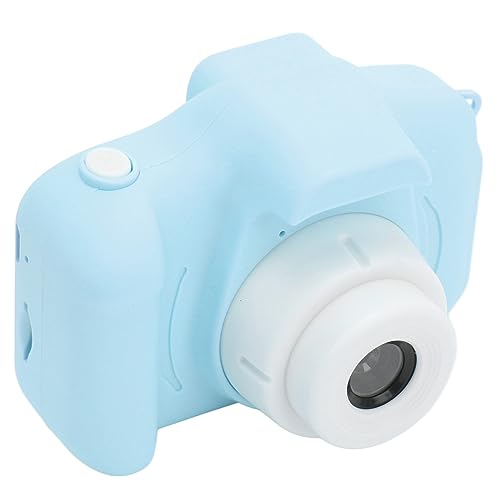 Kids Camera 2.4 Inch IPS Screen 40MP Kids Camera Clear Image with Microphone for Selfie (Sea Blue)