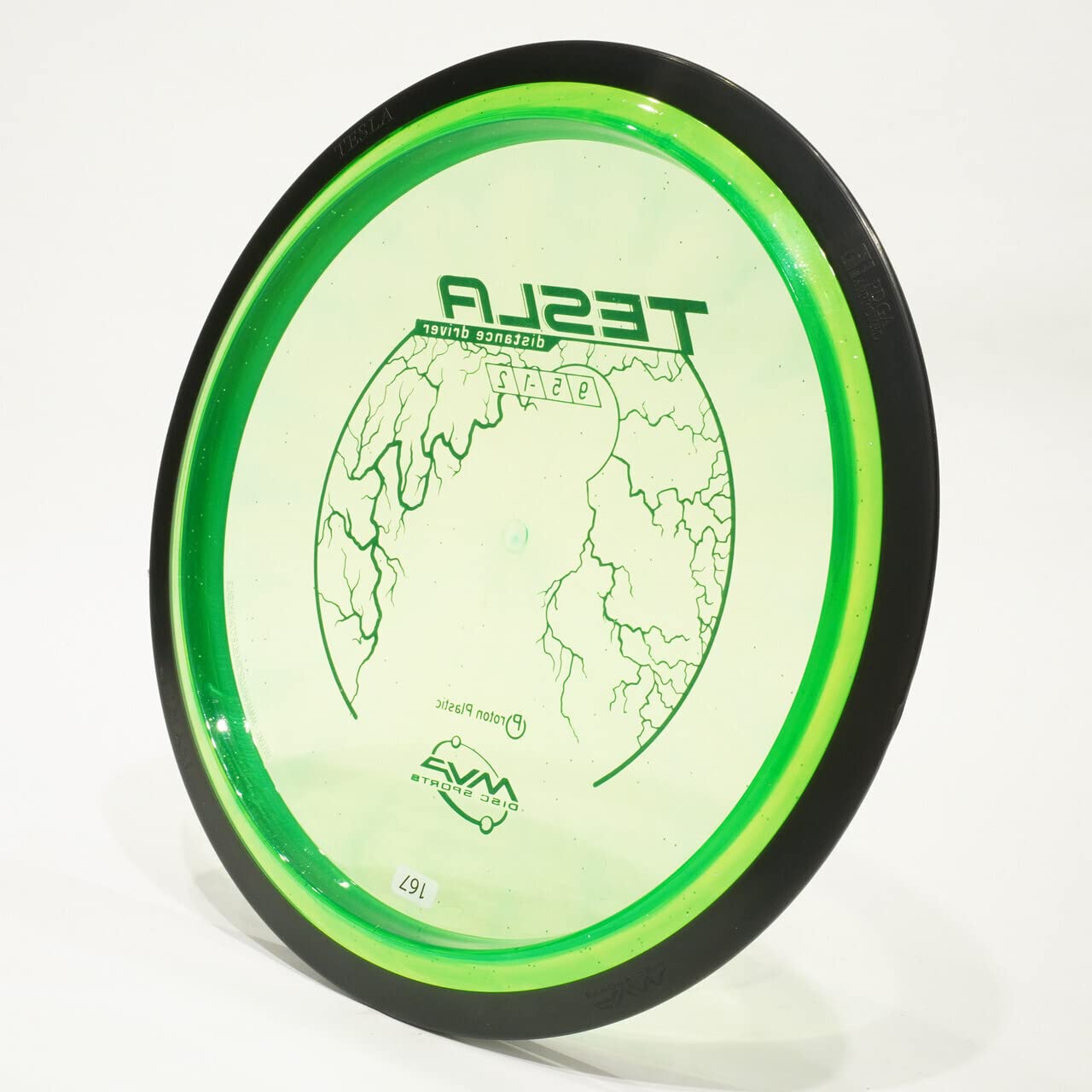 MVP Tesla (Proton) Driver Golf Disc, Pick Color/Weight [Stamp & Exact Color May Vary] Yellow 160-166 Grams