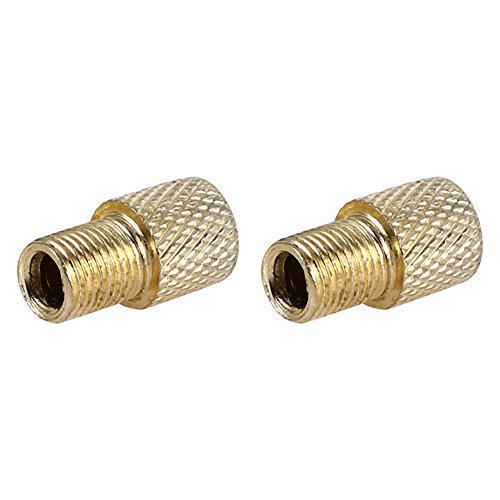 Mxzzand Bike Pump Adapter, Prevent Leakage Practical Brass Convenient Reliable Valve Adapter for Road Bike