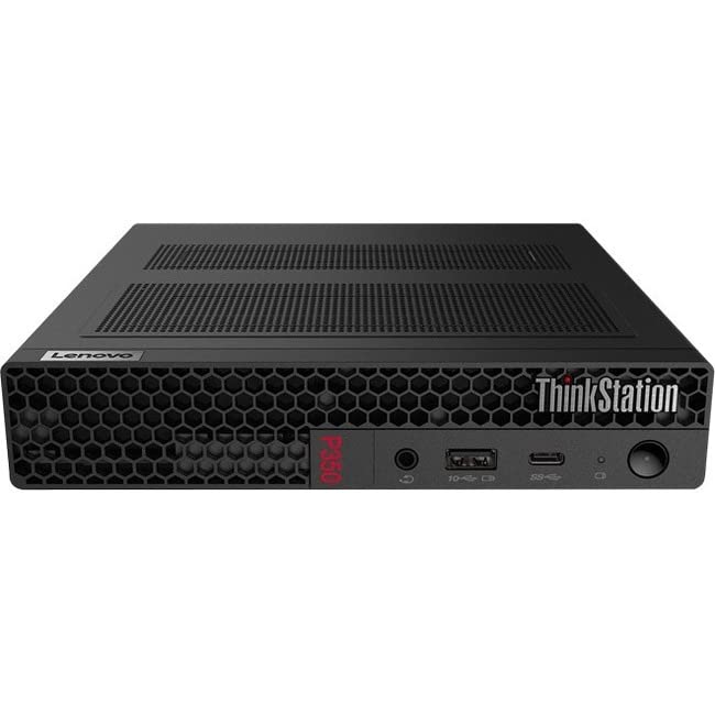 Lenovo ThinkStation P350 30EF001PUS Workstation - 1 x Intel Core i5 Hexa-core (6 Core) i5-11500 11th Gen 2.70 GHz - 16 GB DDR4 SDRAM RAM - 512 GB SSD - Tiny - Raven Black - Windows 10 Pro 64-bit - Eng