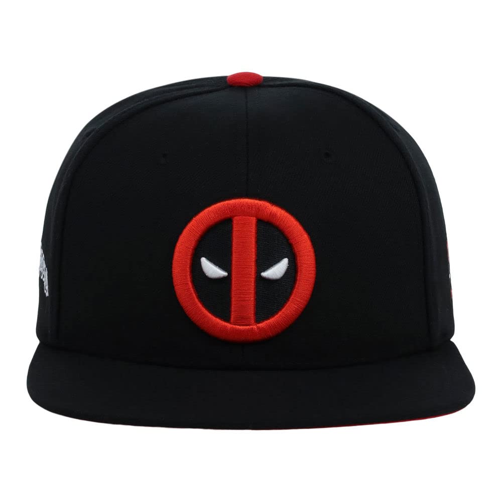 Marvel Deadpool Adult Fashion Adjustable Snapback Flat Bill Cap