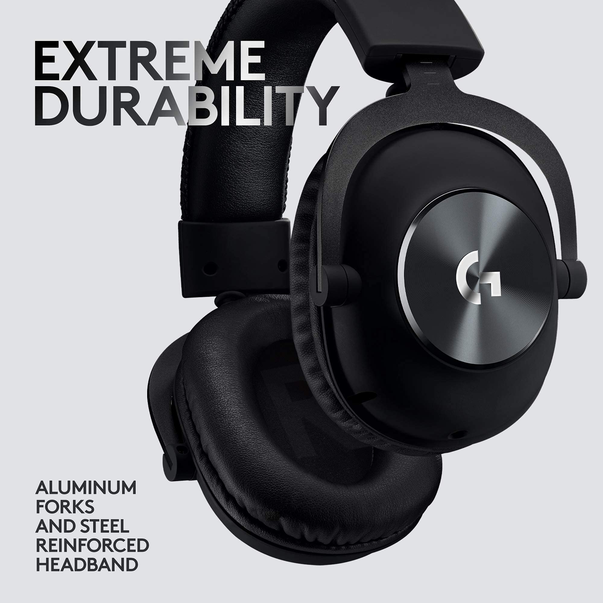 Logitech G PRO Gaming Headset for Oculus Quest 2 - Oculus Ready - Custom-Length Cable - PRO-G Precision Gaming Audio Driver - Steel and Aluminum Build - Low-Latency 3.5 mm Aux Connection (Renewed)