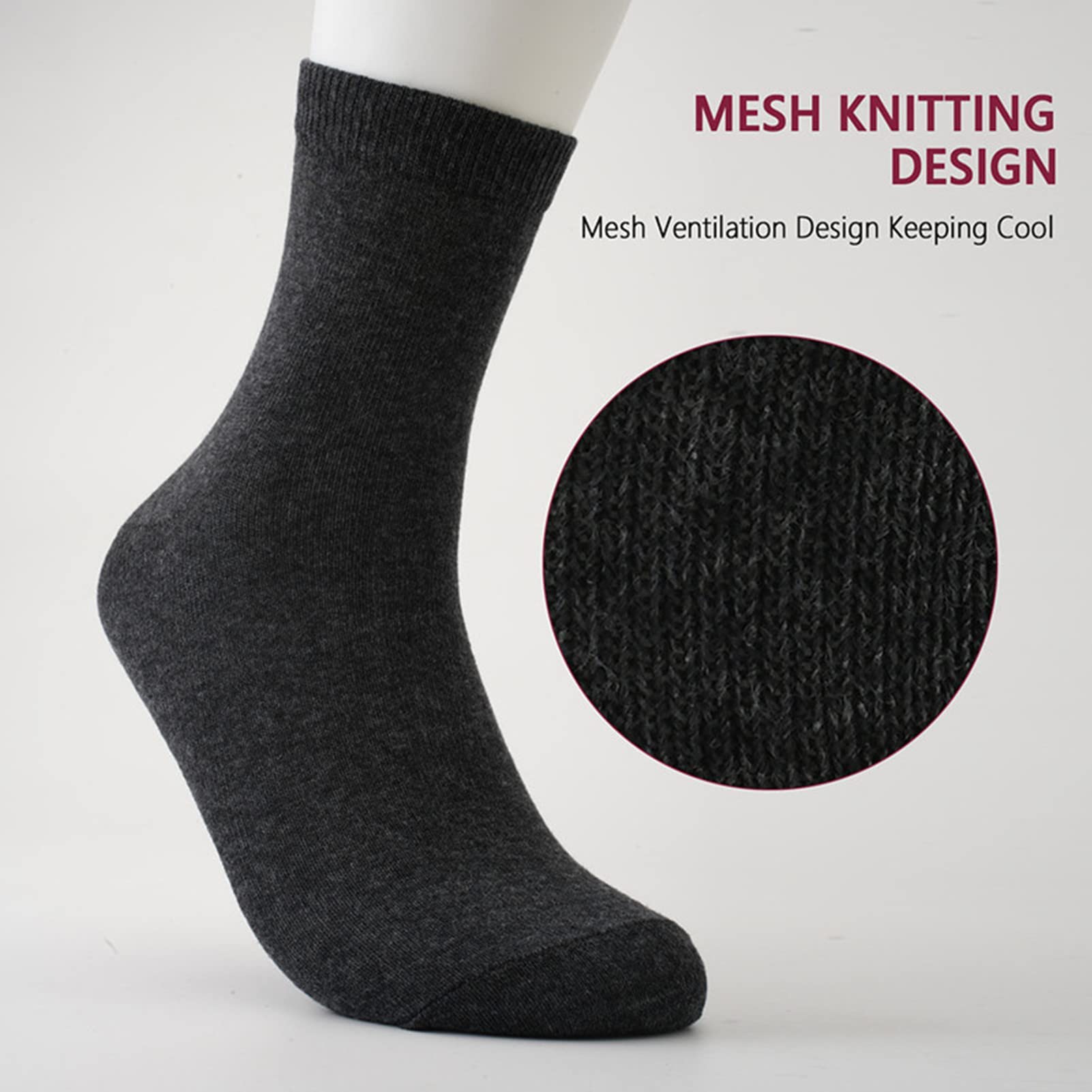 Men's crew socks thin ankle sockssocks 6 pairs