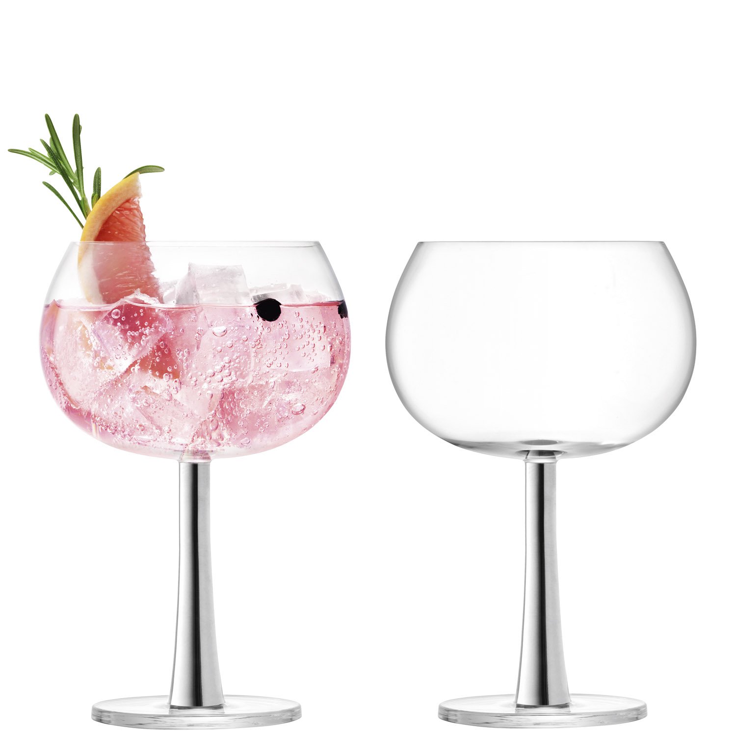 LSA Interntional Gin Balloon Glass, 14.2 fl oz, Platinum