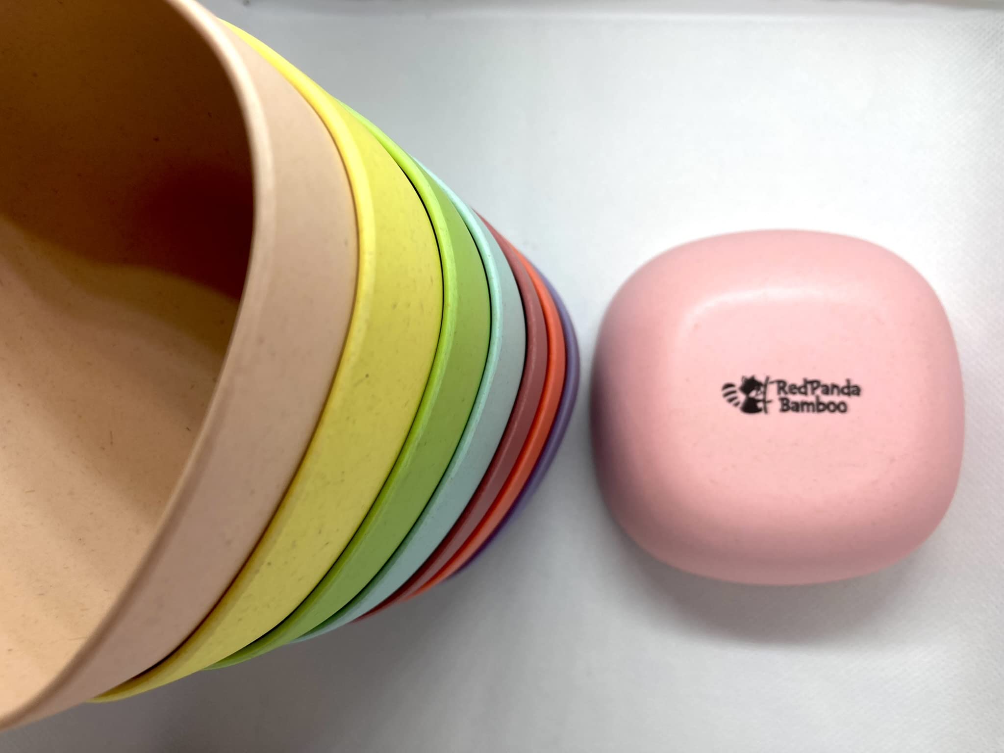 Mini bowls 8 piece set bamboo fiber snack bowls dipping sauces dessert bowls small bowls tiny bowl set