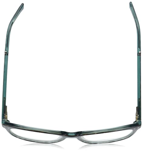 Kate Spade New York Women's Kate Spade Female Optical Style Joyanne Rectangular Reading Glasses, Havana Blue/Demo Lens, 52mm, 16mm + 1.5