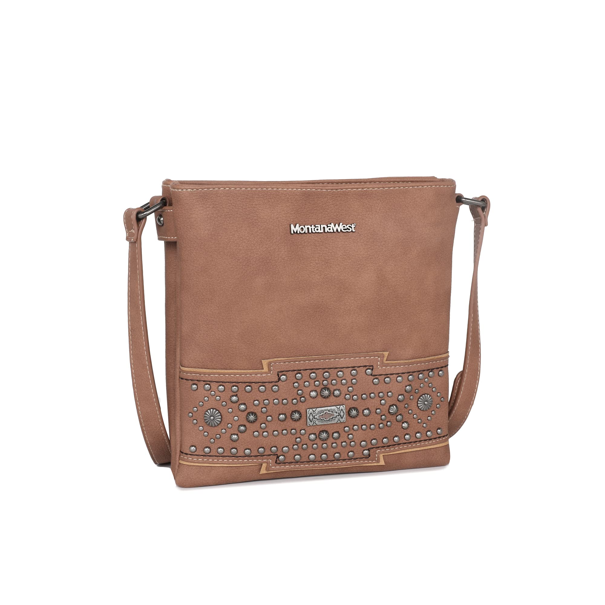 Montana West Leather Concealed Carry Crossbody Bag Western Purses for Women MW1113G-9360BR