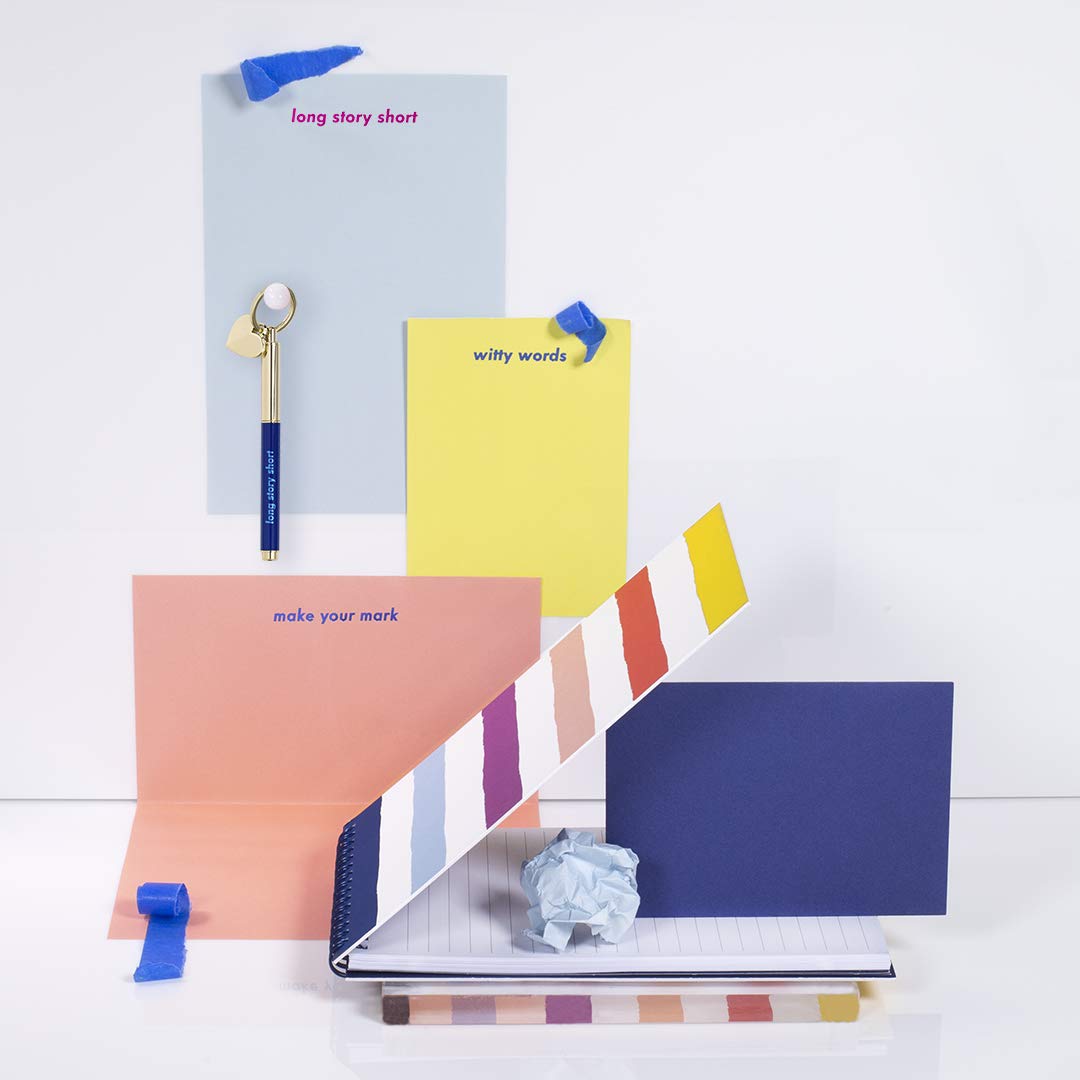 Kate Spade New York Stacked Notepad Set of 3, Cute Notepads Have 75 Sheets of Paper, Small Medium and Large Note Pads, Dog Party