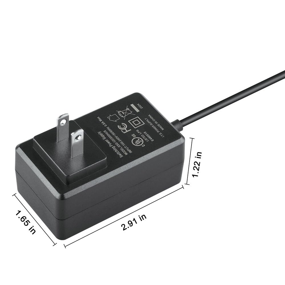 Hustery AC-DC Adapter for DW Digital Watchdog DW-VF 8500G DW-VF8500G Vmax Flex 500GB DVR
