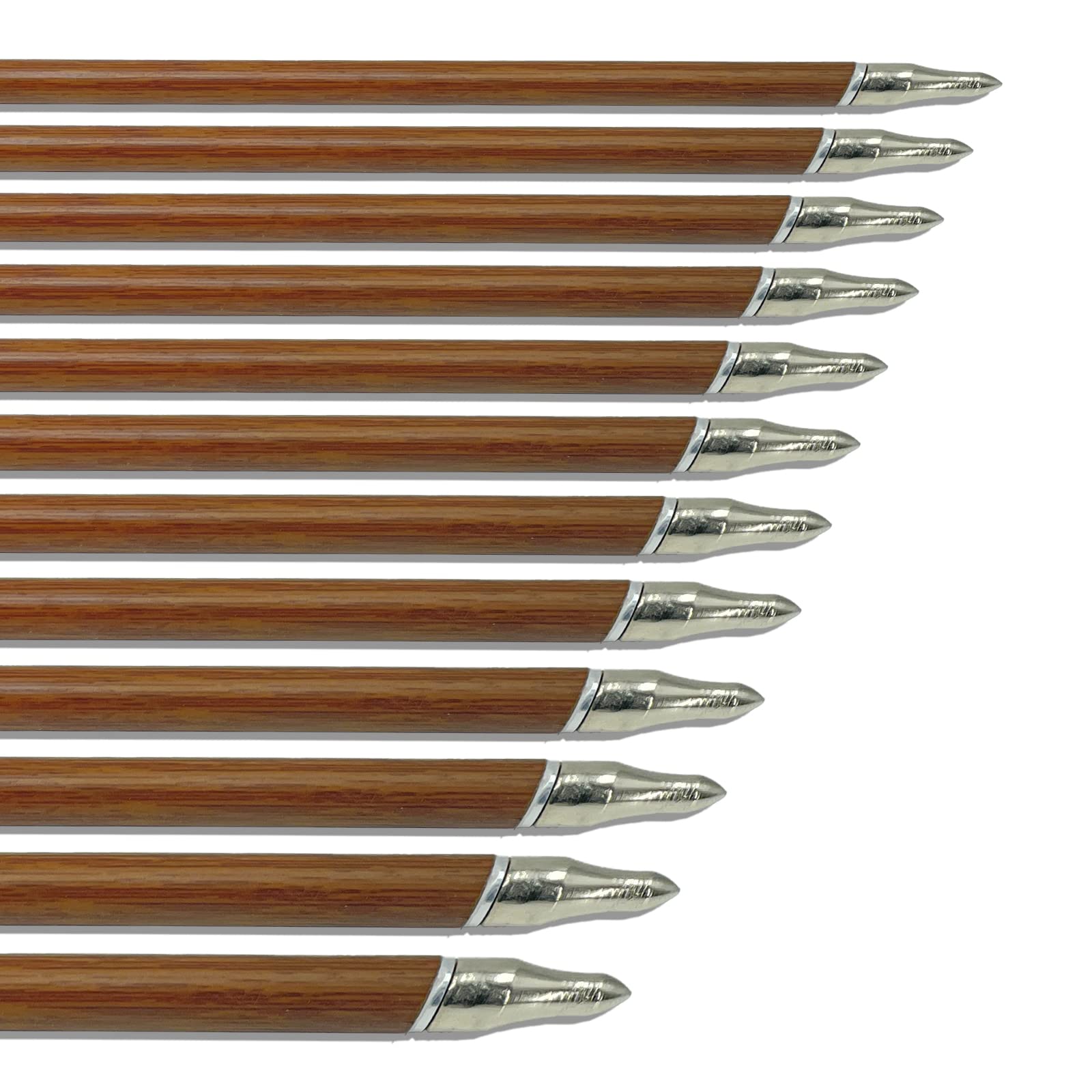 LPLKON 31" Carbon Arrows 12 Pack Hunting Target Practice Archery arrow with Camo Turkey Feathers for Compound Recurve Bow Longbow (white feather)